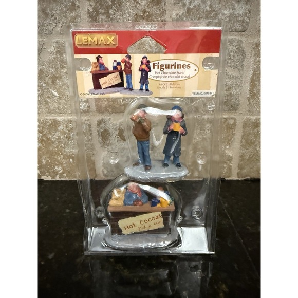 Lemax | Holiday | New Lemax Hot Chocolate Stand Set Of 2 Christmas ...